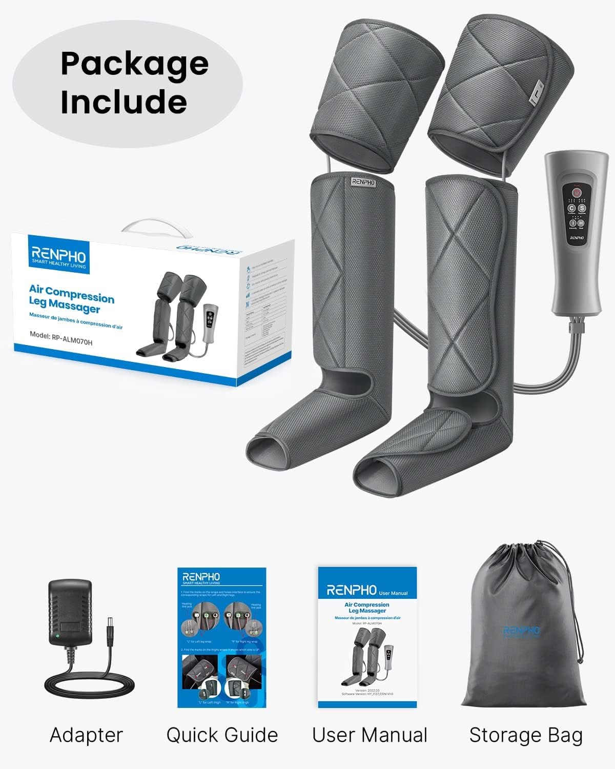 Aeria Ultimate Thermal Leg Massager – RENPHO US