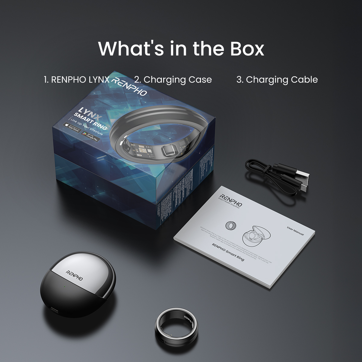 LYNX Smart Ring: Advanced Health, Activity, and Sleep Tracking – RENPHO US